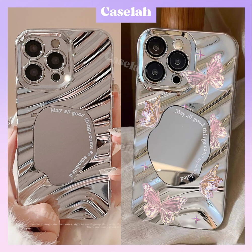 Jual IPHONE CASE CLEAR HARDCASE CERMIN KACA BEAUTY AESTHETIC CASING ...