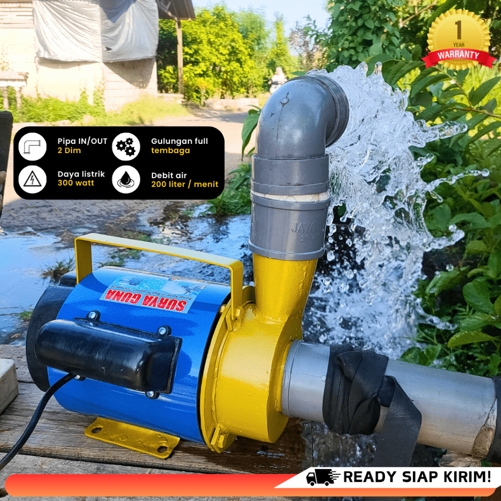 Jual Jet 300 pompa air modifikasi pipa 2 dim gulungan full tembaga ...
