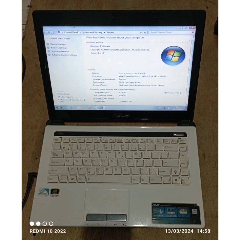 Jual Laptop Asus K43SJ Intel Pentium(R) B960 DDR3 | Shopee Indonesia