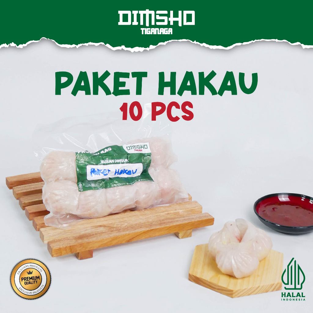 Jual DIMSUM PAKET HAKAU 10 PCS II DIMSUM FROZEN PREMIUM HALAL II PAKET ...