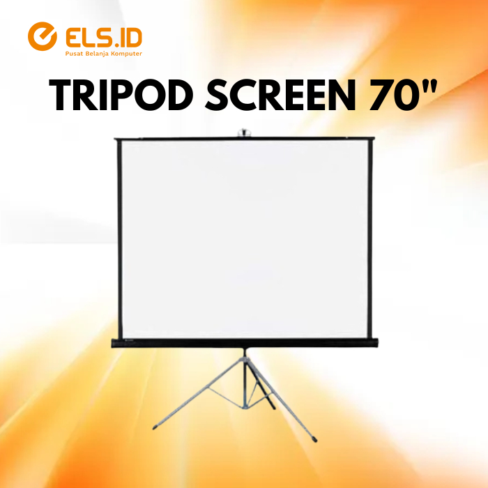 Jual Datalite Layar Tripod Screen Projector 70"/178cm | Shopee Indonesia