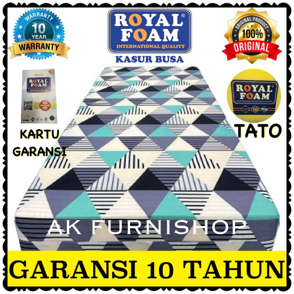 Jual Kasur Busa ROYAL FOAM ORIGINAL TEBAL 20 CM GARANSI 10 TAHUN ...