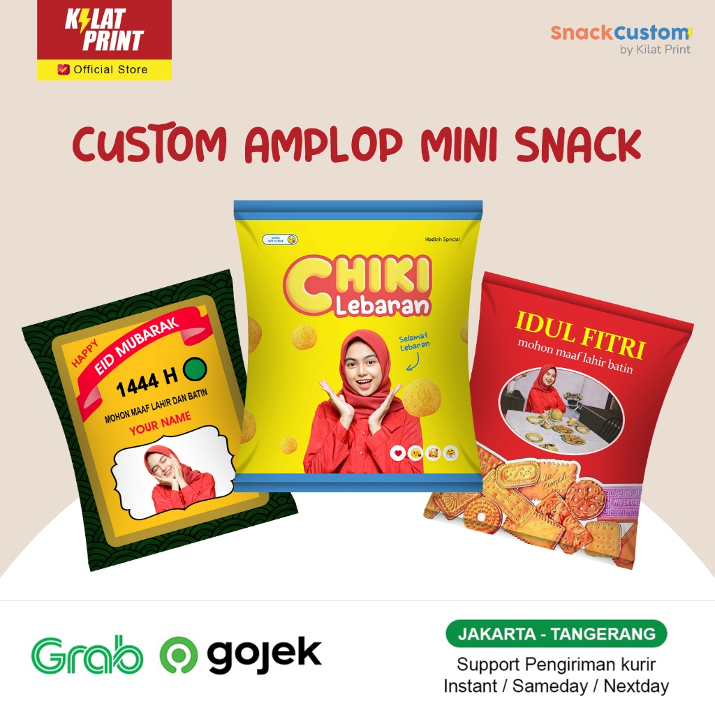 Jual Custom Amplop Snack Mini Lebaran Angpao THR Sameday | Shopee Indonesia