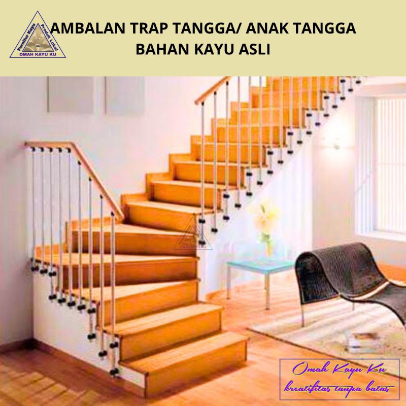 Jual AMBALAN TRAP TANGGA TEBAL 3CM KAYU MAHONI SUPER . TRAP ANAK TANGGA ...