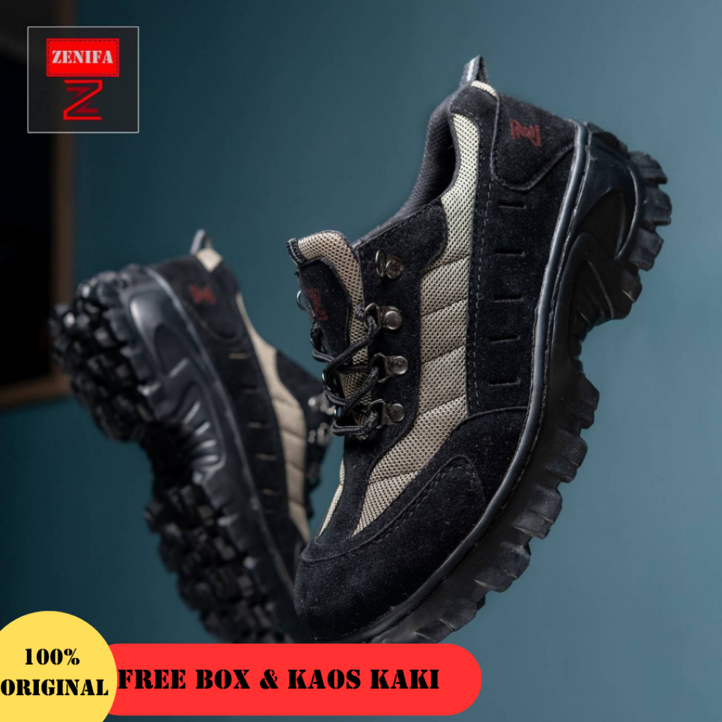 Jual SEPATU BOOTS SAFETY PRIA ZENIFA LOW SEPATU PROYEK SEPATU KERJA ...