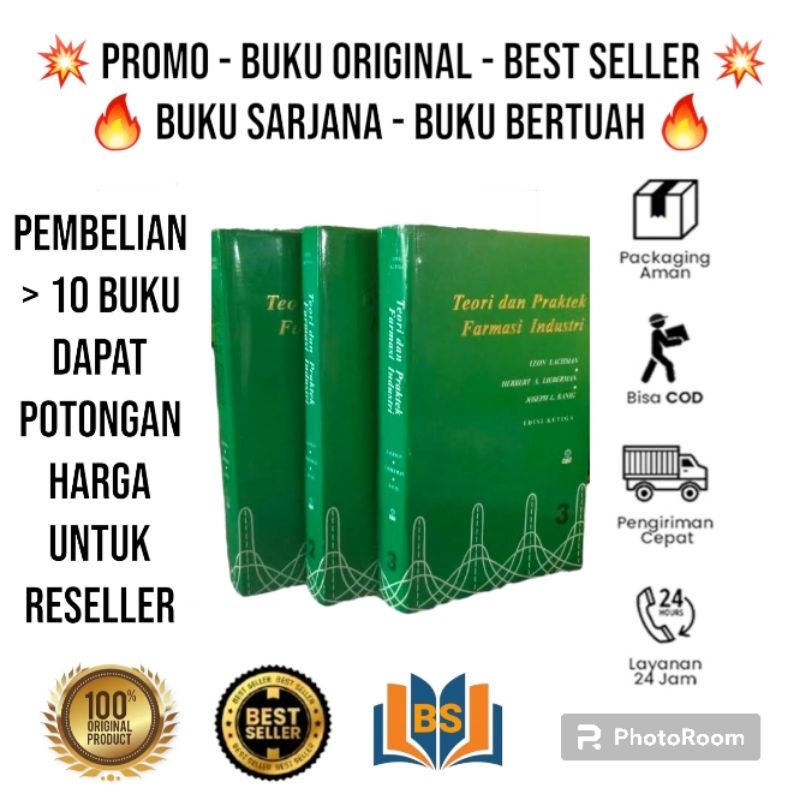 Jual [ORIGINAL] [BERGARANSI] Paket 3 Buku Teori dan Praktek Farmasi Industri Jilid 1 - 3 Sepaket ...