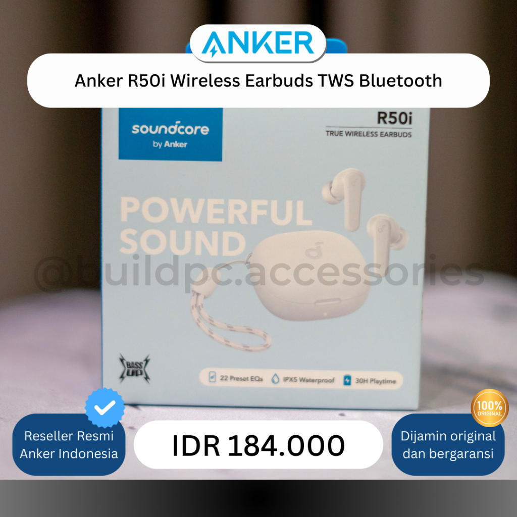 Jual Soundcore R50i White Stick TWS Earphone Wireless Bluetooth Putih Anker | Shopee Indonesia