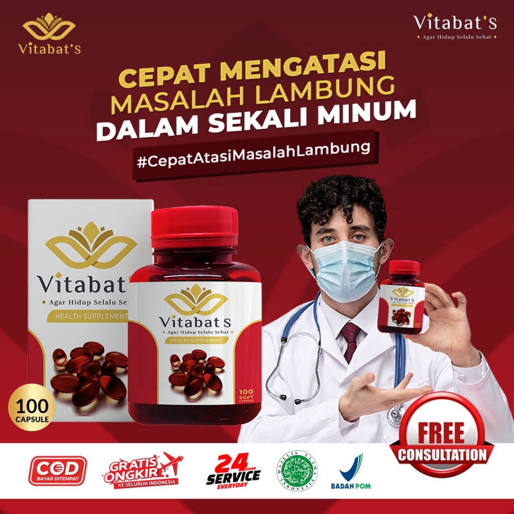 Jual VITABATS obat lambung paling ampuh obat asam lambung maag herbal ...