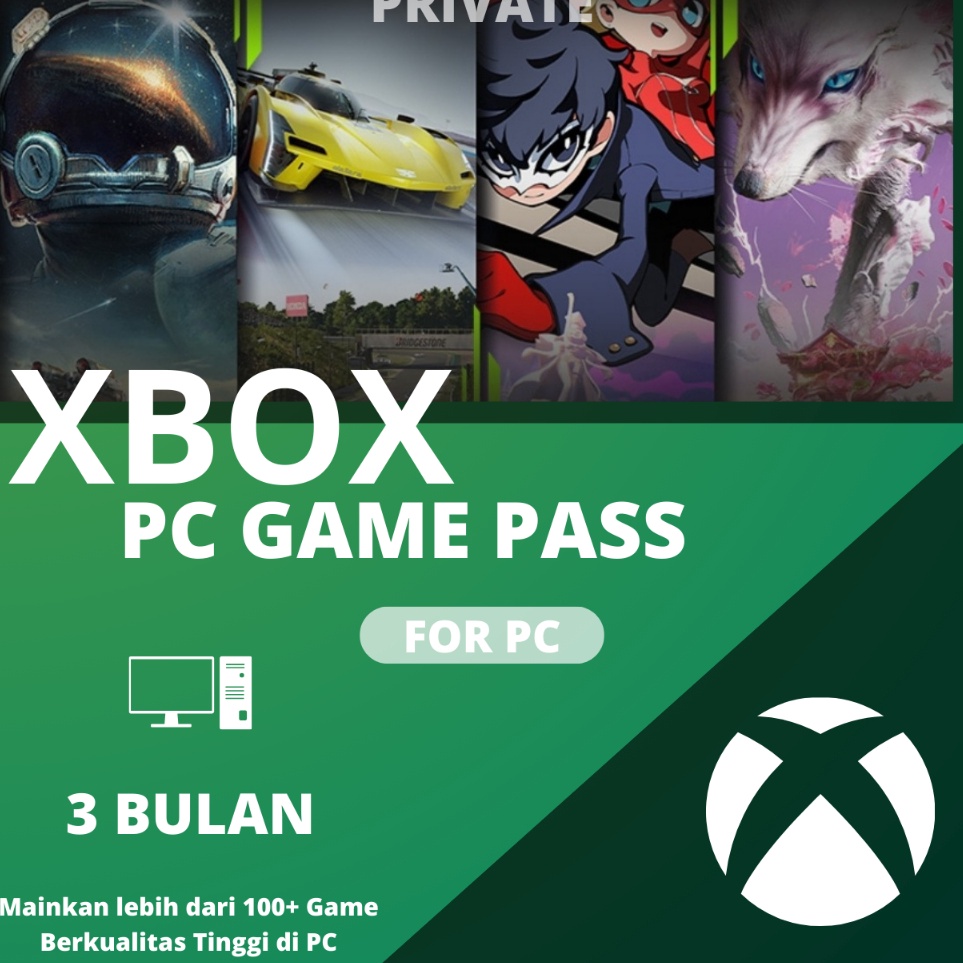 Jual bv Xbox Game Pass PC 3 Bulan e Kemasan Baru | Shopee Indonesia
