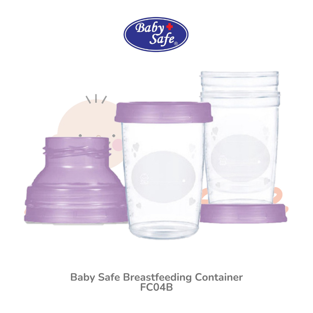 Jual Baby Safe Breastfeeding Container with Connector Wadah Penyimpanan ...