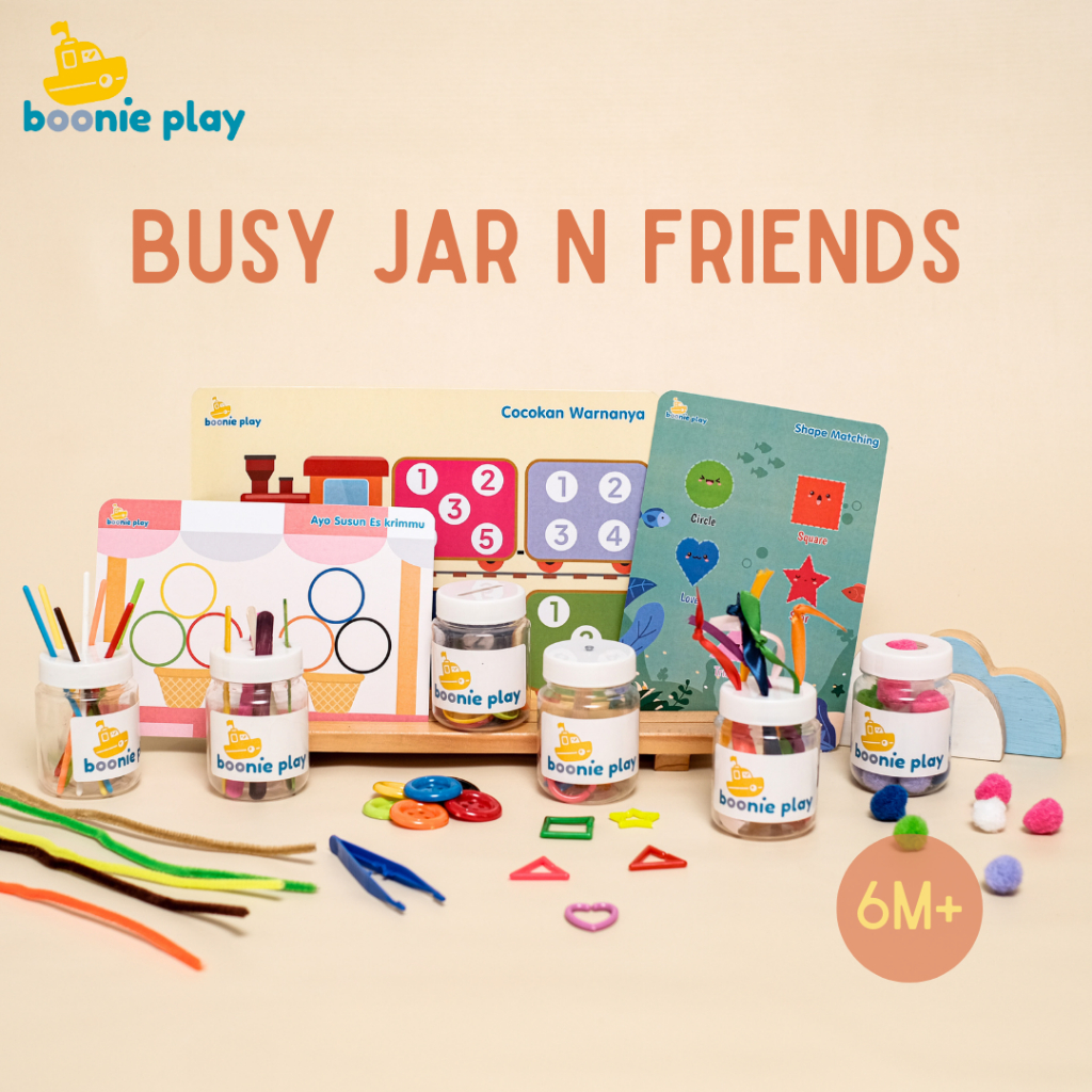 Jual [Boonie Play] - Busy Jar and Friends 10 in 1 mainan edukatif ...