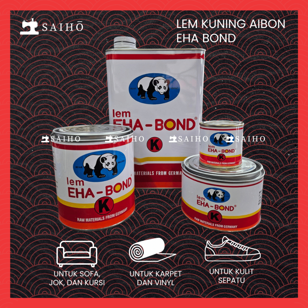 Jual Lem Kuning Eha Bond 1 kg / 0.95 liter | Lem Serbaguna / Lem Aibon ...