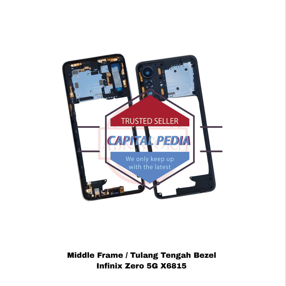 Jual BEZZEL BEZEL MIDDLE FRAME TULANG TENGAH INFINIX ZERO 5G X6815 ...