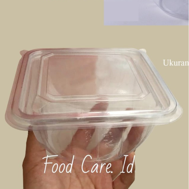 Jual (Isi 20pcs) Mika MB100 Mika Salad Buah Mika Salad sayur FoodGrade 500ML seperti mika ...