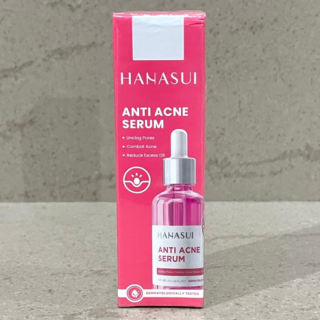 Jual Hanasui Anti Acne Serum New Look & Improved Formula 20 ml | Shopee ...
