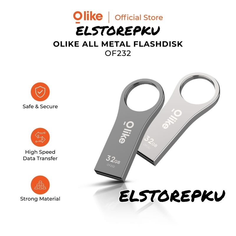 Jual Flashdisk Olike Metal original 100% 128GB 64GB 32GB 16GB Garansi ...