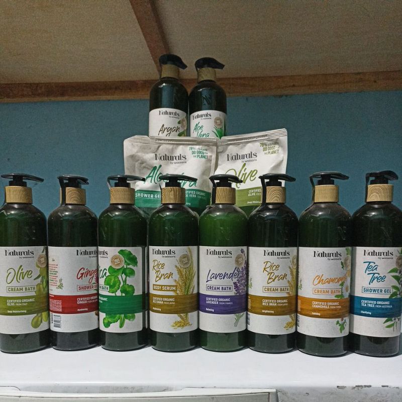 Jual WATSONS SHOWER GEL NATURAL BY WATSONS ORIGINAL 490 ML | Shopee ...