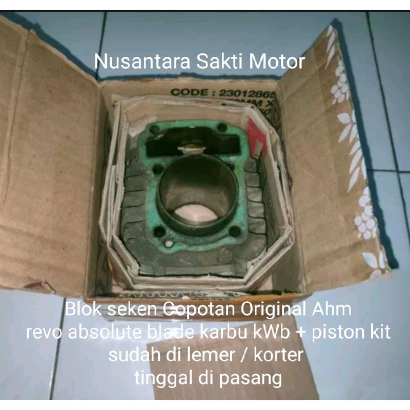 Jual blok block seken Copotan original AHM kwb revo absolute blade ...