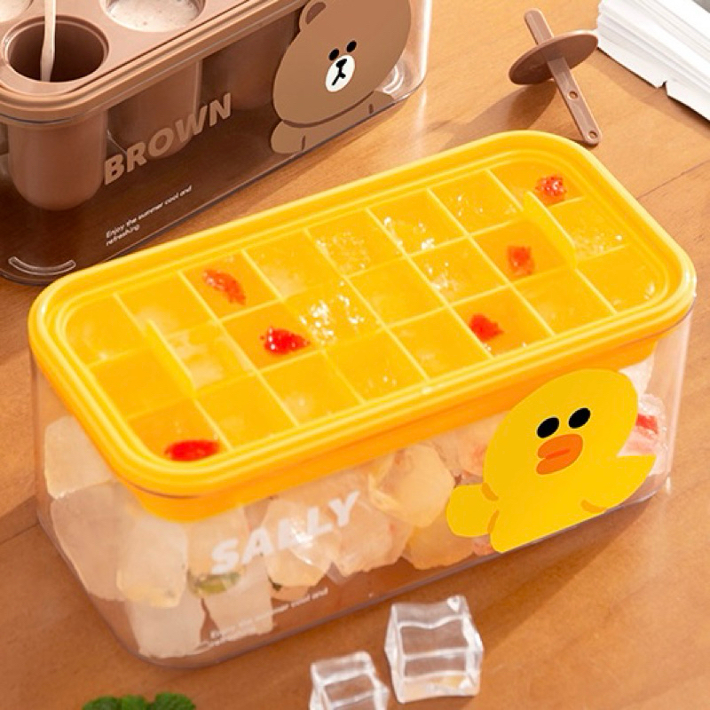 Jual TRAY ES BATU TEMPAT CETAKAN ES BATU LINE FRIENDS SALLY | Shopee ...