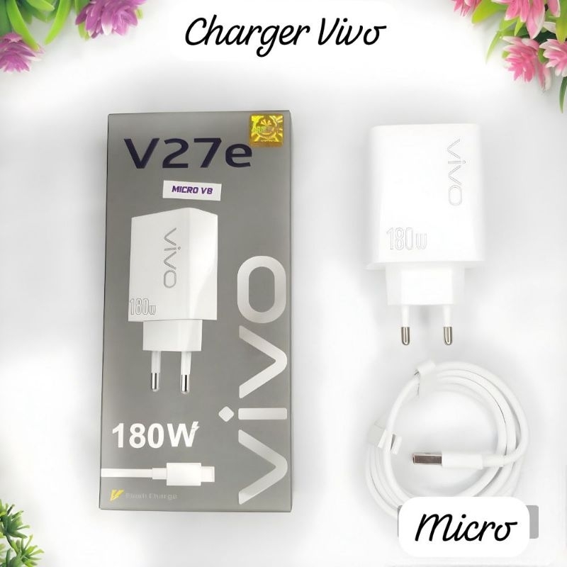 Jual Vivo Charger V27e 5G 180W Super Vooc Fast Micro & Type C/ Vivo ...