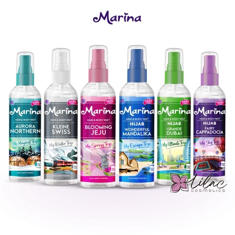Jual Marina Hair and Body Mist 100ML | Shopee Indonesia
