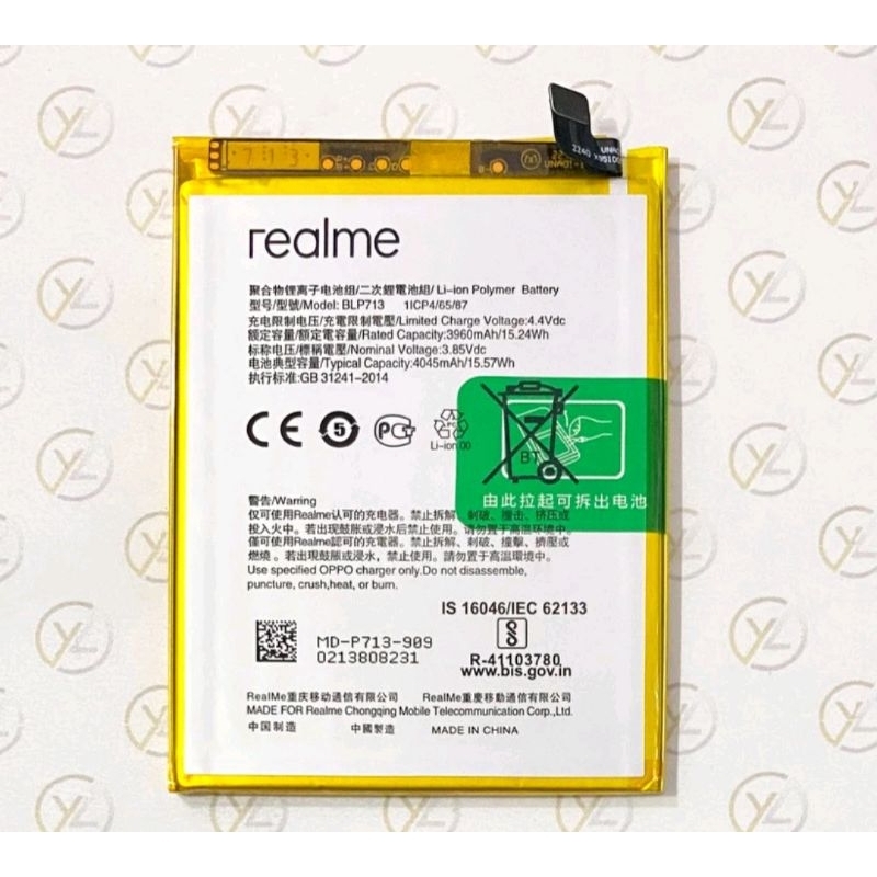 Jual Baterai Original 100% BLP-713 / BLP713 / Realme 3 PRO / RMX1851 ...