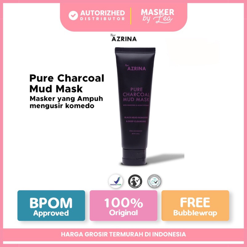 Jual 𝐑𝐀𝐃𝐘𝐒𝐀 𝐓𝐆𝐑 - Azrina Pure Charcoal Mud Mask 25ml & 50ml / Masker ...