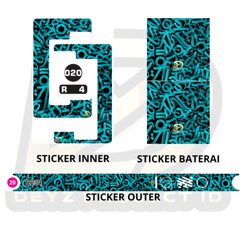 Jual POEX.ID - HCR Premium Emblem DiY Cek Model Di Gambar Fullset | Shopee Indonesia