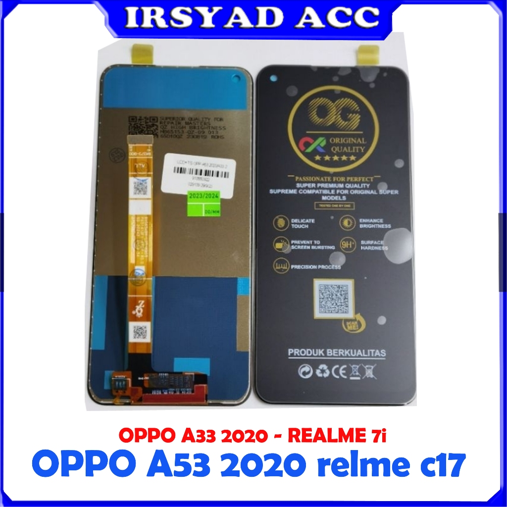 Jual LCD TOUCHSCREEN OPPO A53 2020 - OPPO A33 2020 - REALME 7i - REALME C17 COMPLETE FULLSET ...