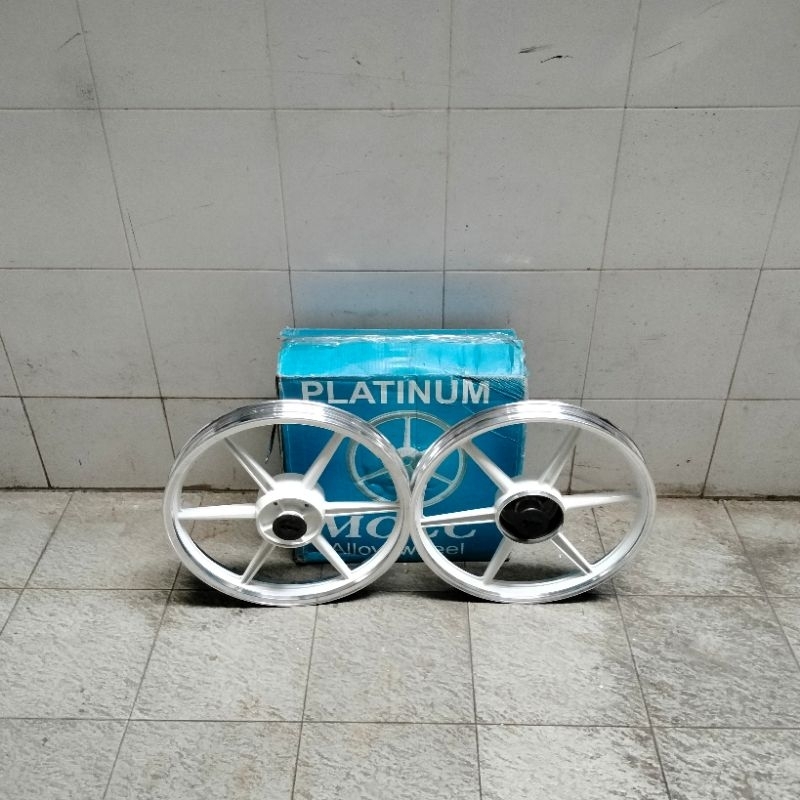 Jual Pelk racing velk racing velg racing grand palang 6 lurus putih ...