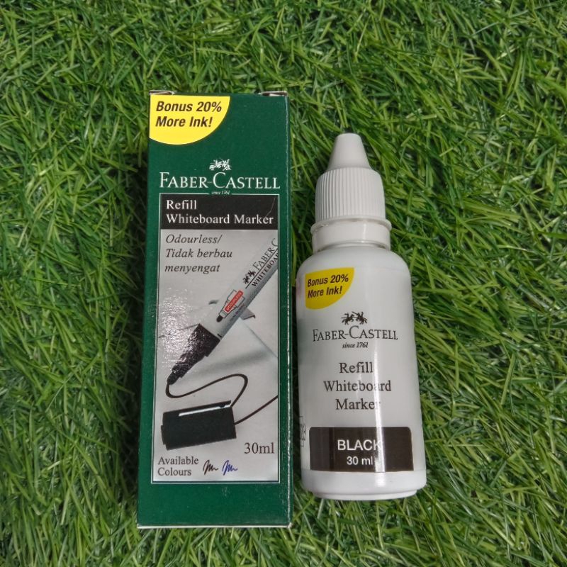 Jual Tinta Isi ulang spidol whiteboard Faber Castell Refill Marker Ink ...
