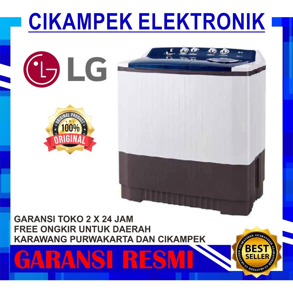 Jual Mesin Cuci LG P1200RT 12Kg 2 Tabung P 1200 RT 12 Kg | Shopee Indonesia