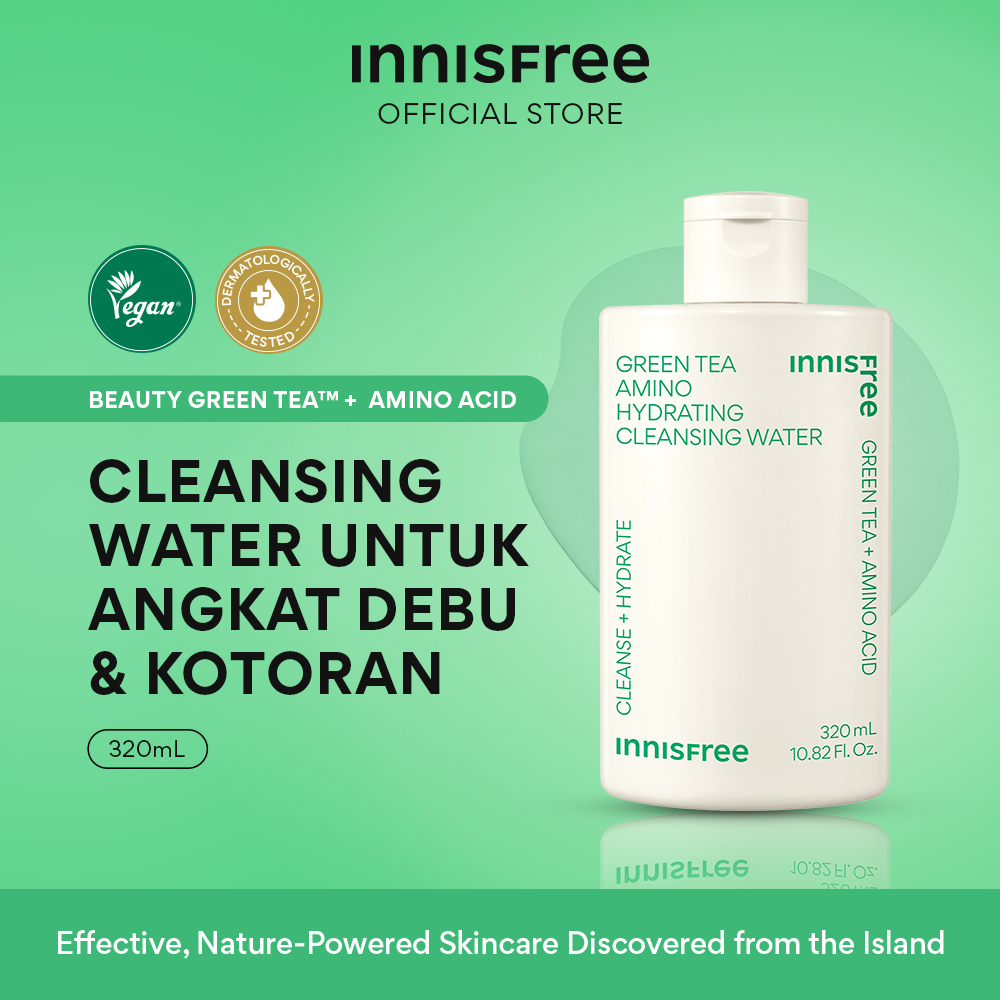 Jual Innisfree Green Tea Amino Hydrating Cleansing Water 320ml ...
