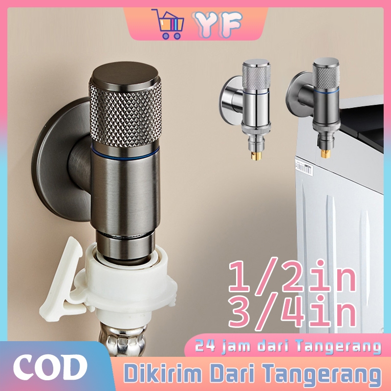 Jual Kran Mesin Cuci Otomatis Baja Tahan Karat Stop Kran Air Mesin Cuci ...