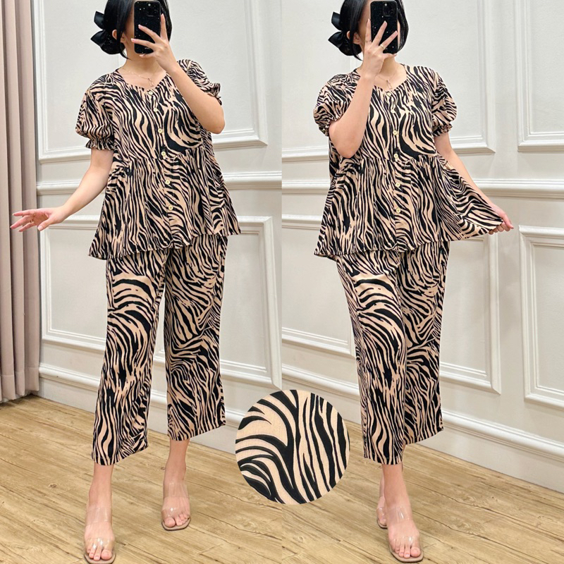 Jual Amariel Tiana OneSet Piyama Setelan Baju Tidur Nyaman Bumil Busui ...