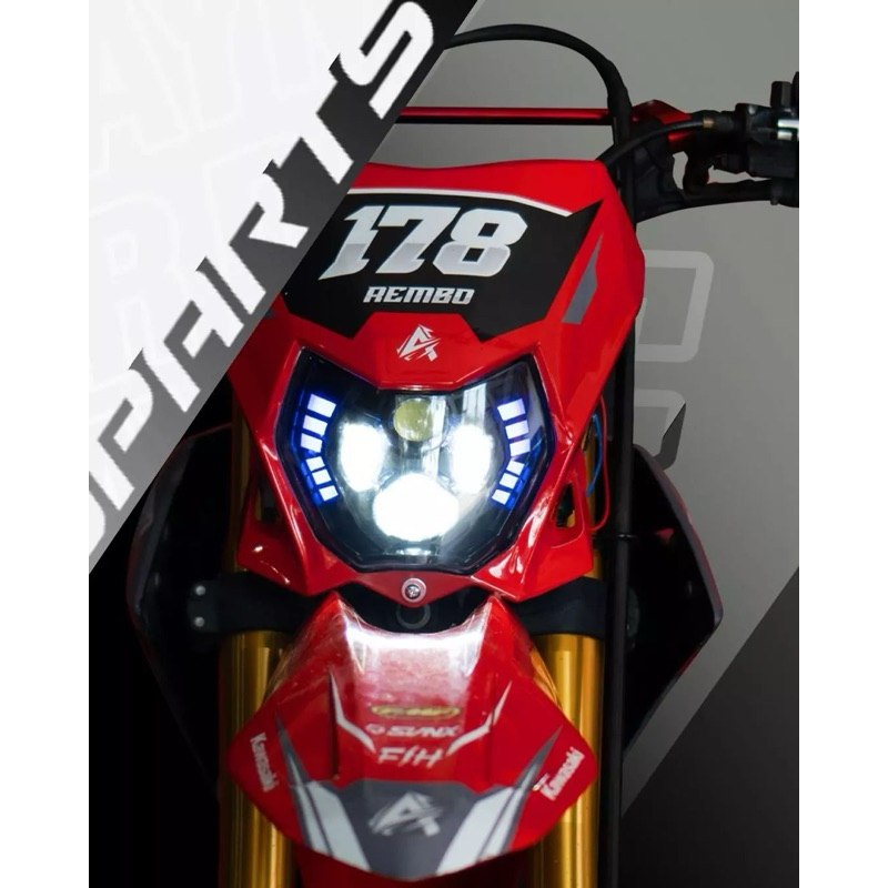 Jual lampu led daymaker LTC reflektor led klx 150 bf d tracker new CRF ...
