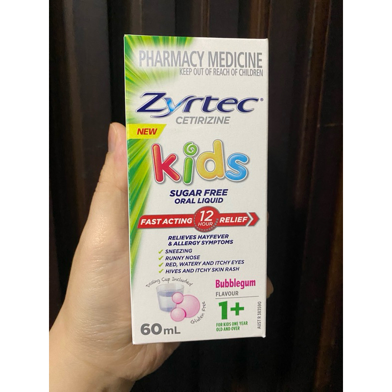 Jual Zyrtec Kids AUSTRALIA Oral Liquid Grape 60mL / 120ml - Zyrtec Anak ...