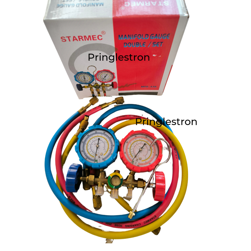 Jual Testing Manifold double multi R22 R134 R404 R32 R410 AC | Shopee ...