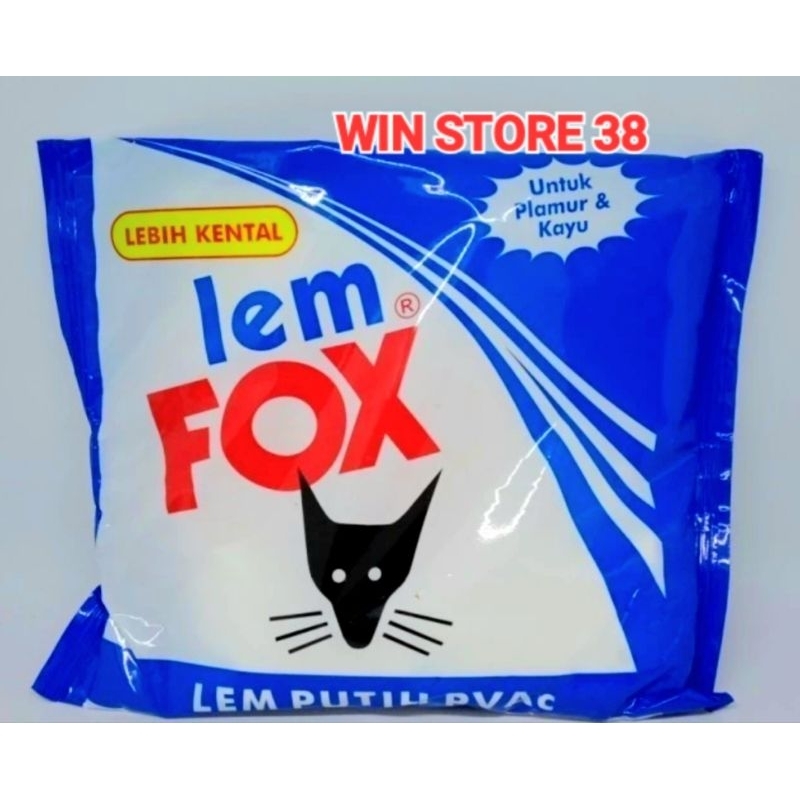Jual Lem Kayu fox 350 gr 600gr/Lem Walpaper/Campuran Plamur/Lem ...