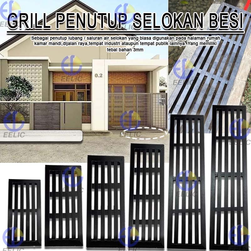 Jual EELIC PES-BESI 100CM Grill penutup got selokan air bahan besi ...