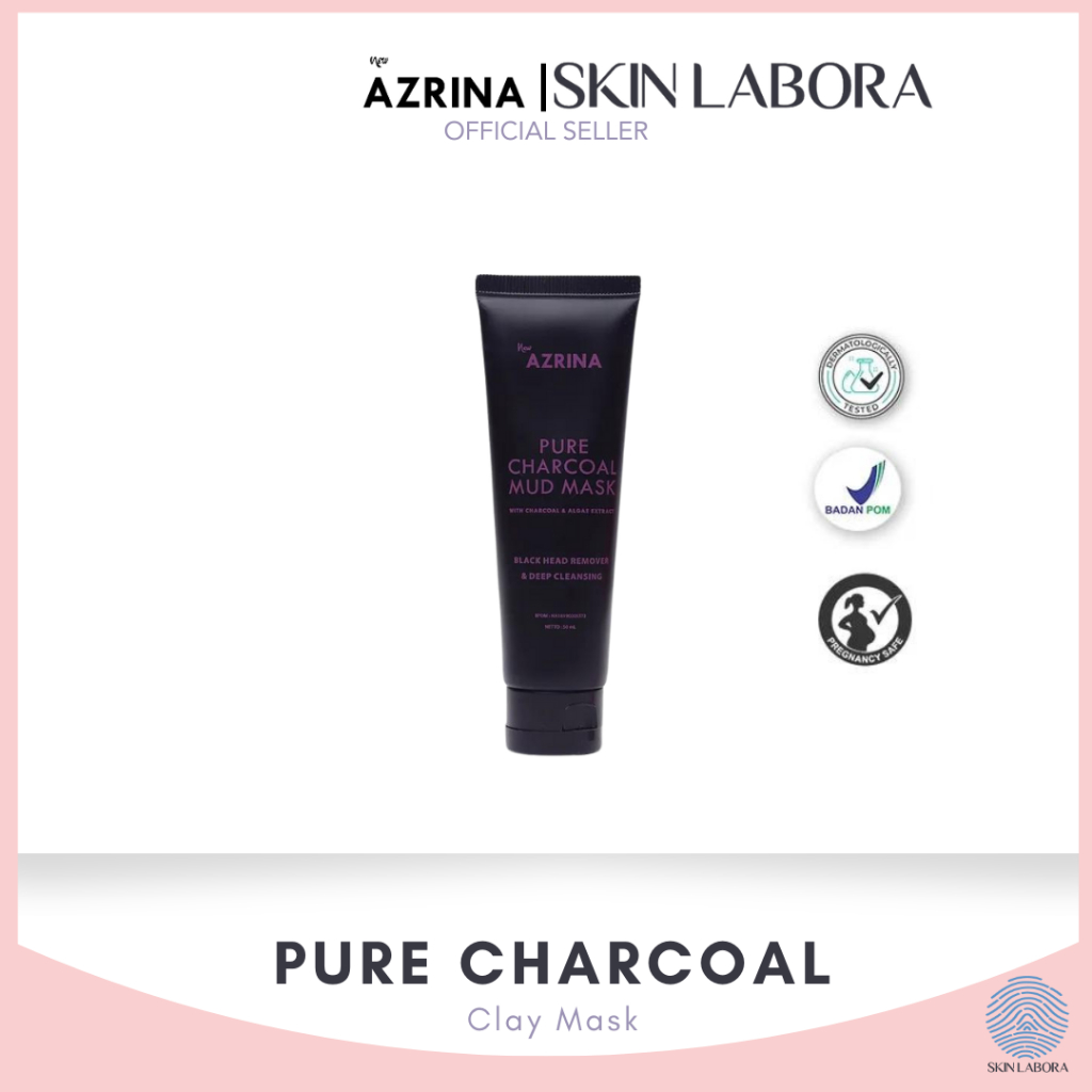 Jual AZRINA - Pure Charcoal Mud Mask 50g | Shopee Indonesia