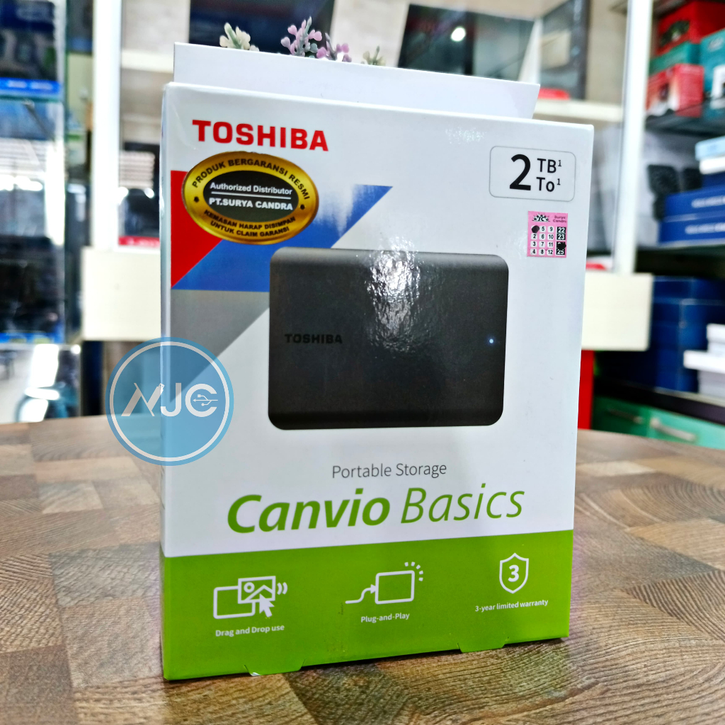 Jual HARDISK EXTERNAL TOSHIBA CANVIO 1TB / 2TB | Shopee Indonesia