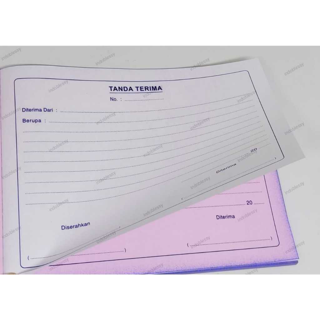 Jual BUKU TANDA TERIMA BARANG 1/2 FOLIO NCR 2 Rangkap Putih - Merah ...