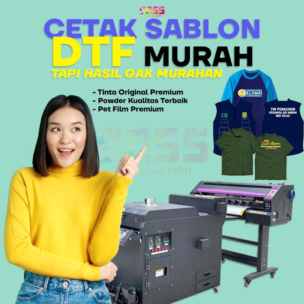 Jual CETAK DTF MURAH KUALITAS PREMIUM SEHARI JADI | Shopee Indonesia