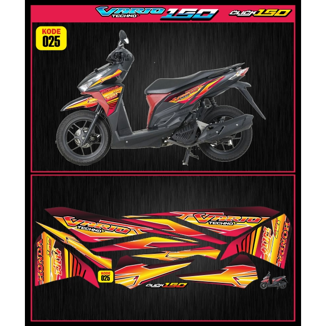 Jual Striping/Stiker HONDA Vario 125/150 LED | Shopee Indonesia