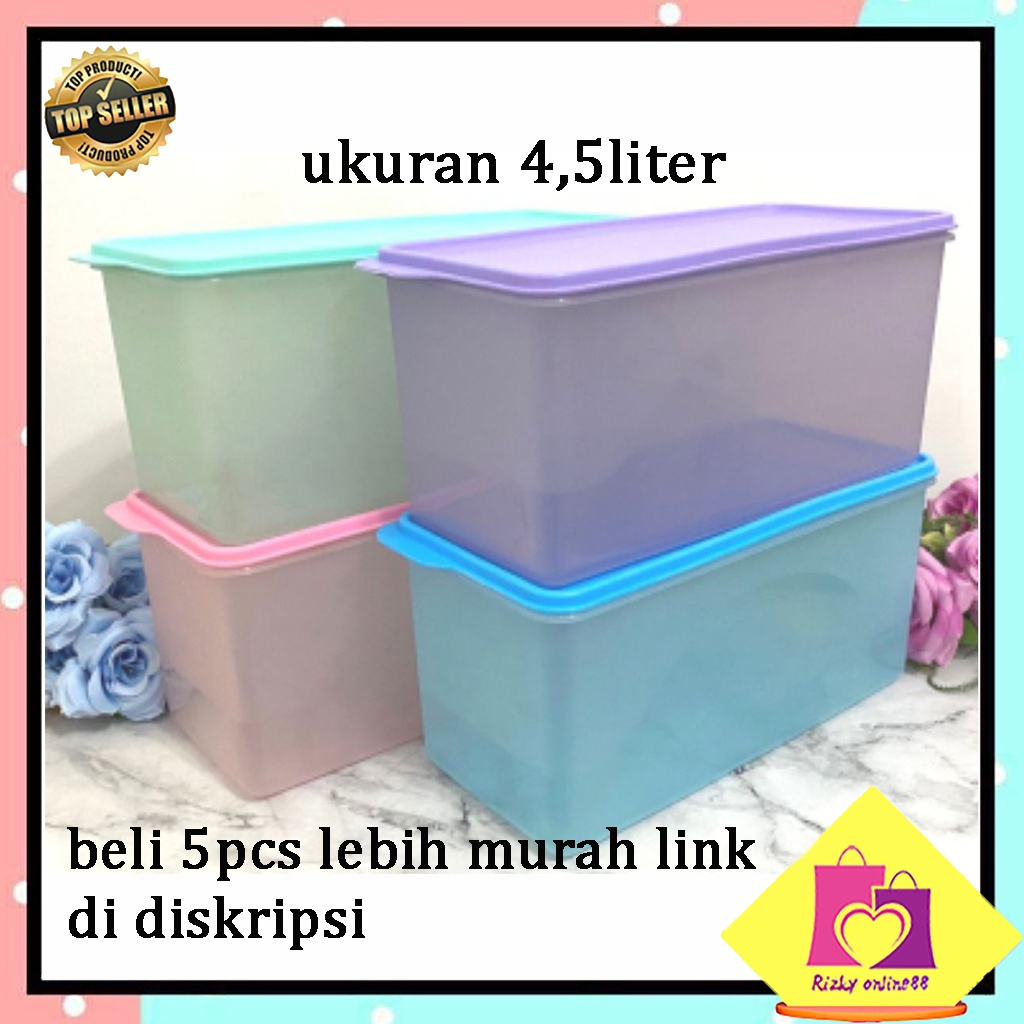 Jual Rizkyonline88 Kotak makan box besar serbaguna ukuran 4,5liter ...