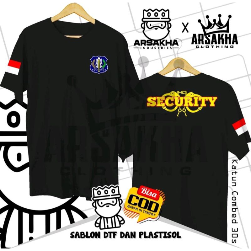 Jual KAOS SECURITY LOGO BORGOL | Shopee Indonesia