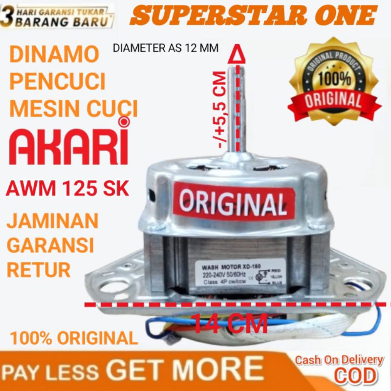 Jual Dinamo Pencuci Mesin Cuci Akari AWM 125 SK/AWM 1285 | Shopee Indonesia