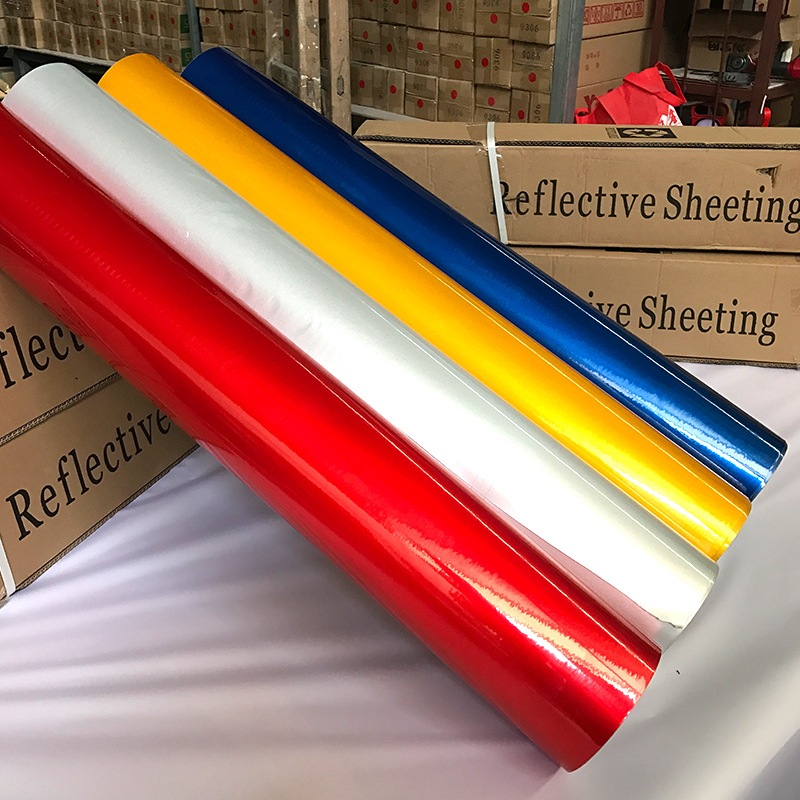 Jual Bahan Stiker Reflektif Cutting Scotchlite PVC untuk Safety Sign ...