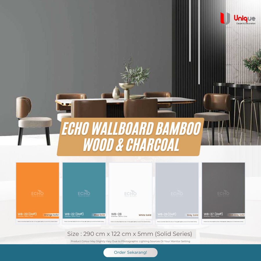 Jual ECHO Wallboard Dinding Solid / Panel Wall Board Bamboo Wood ...